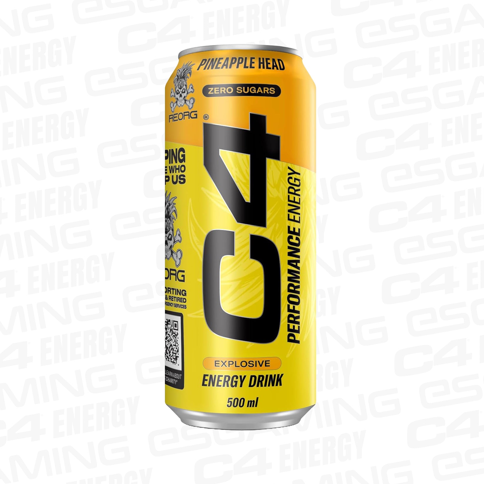 Cellucor C4 Energy Pineapple Head - 12 Cans - Energy Drink - UK – ESGAMING