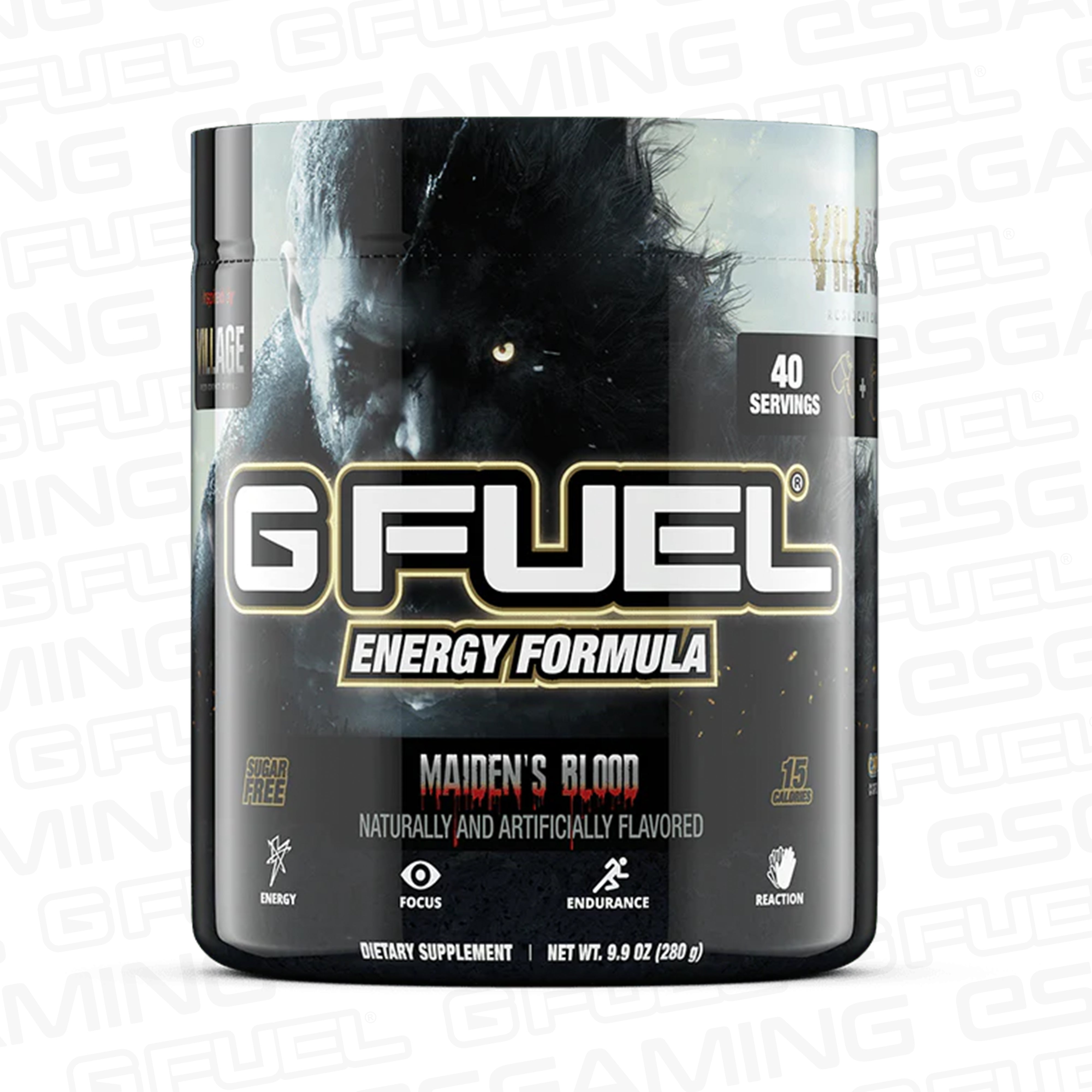 G Fuel Maiden's Blood Tub - 40 Servings - Resident Evil - Energy Drink ...