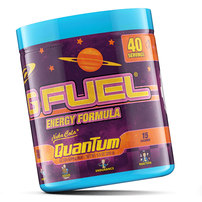 G Fuel Nuka Cola Quantum Tub - 40 Servings - Fallout - Energy Drink ...