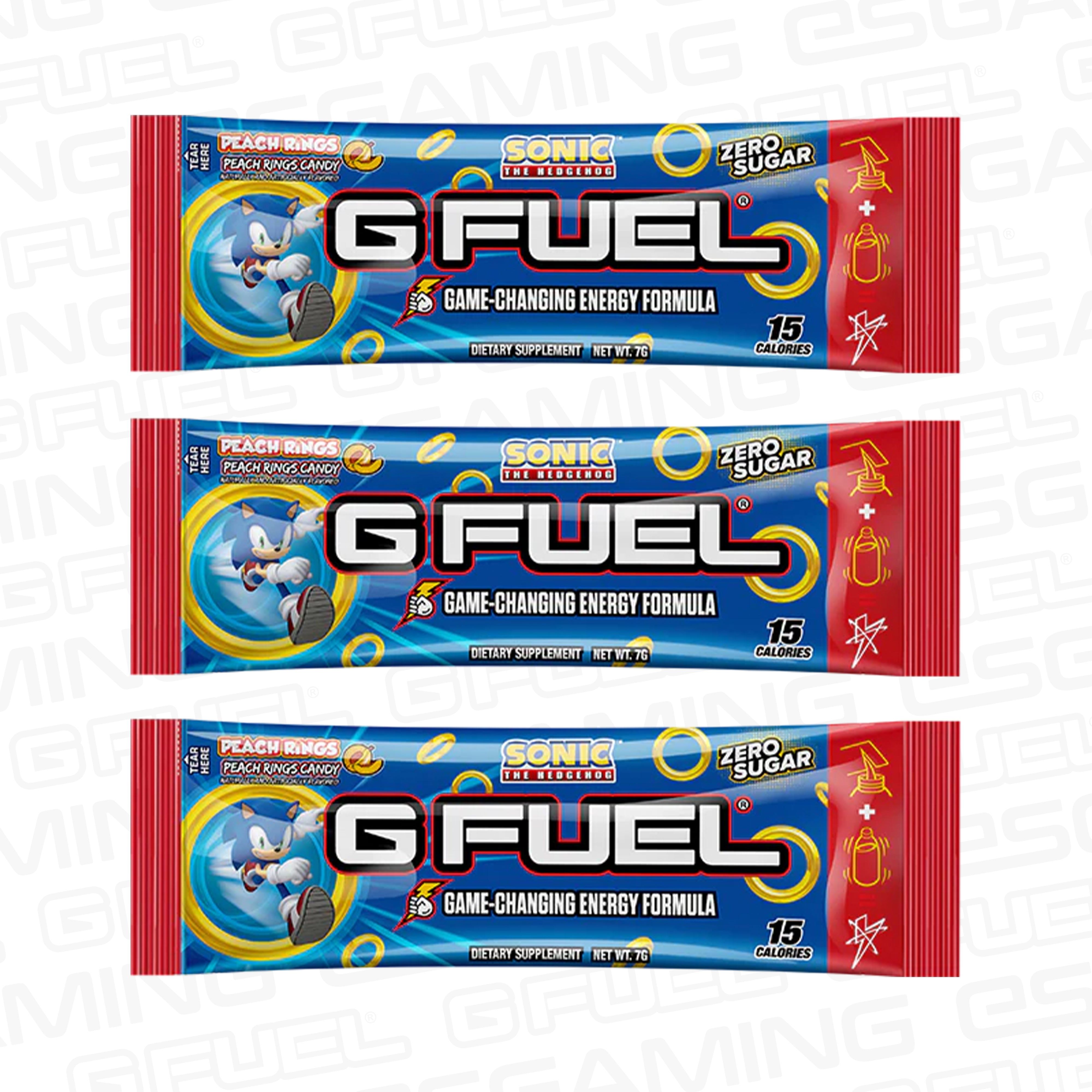 G Fuel Peach Rings Sachets - 3 Servings - Sonic – ESGAMING