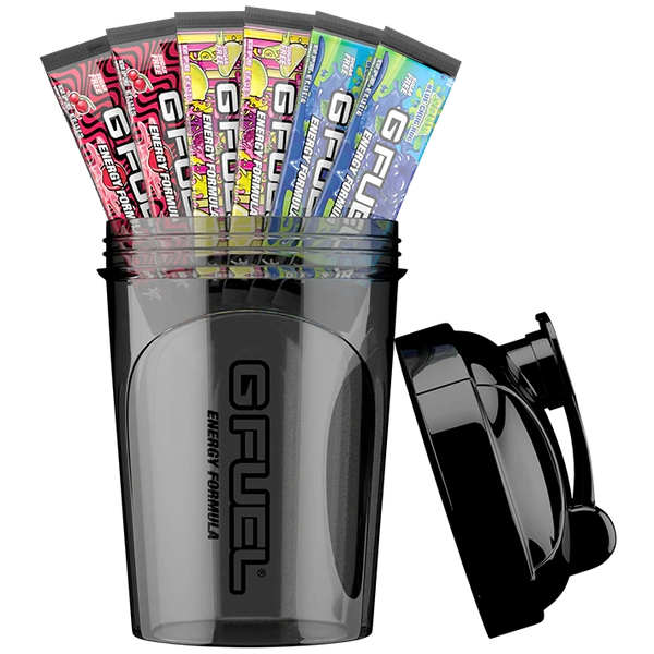 G Fuel Blacked Out Starter Kit - 6 Sachets - Energy Drink - Caffeine ...