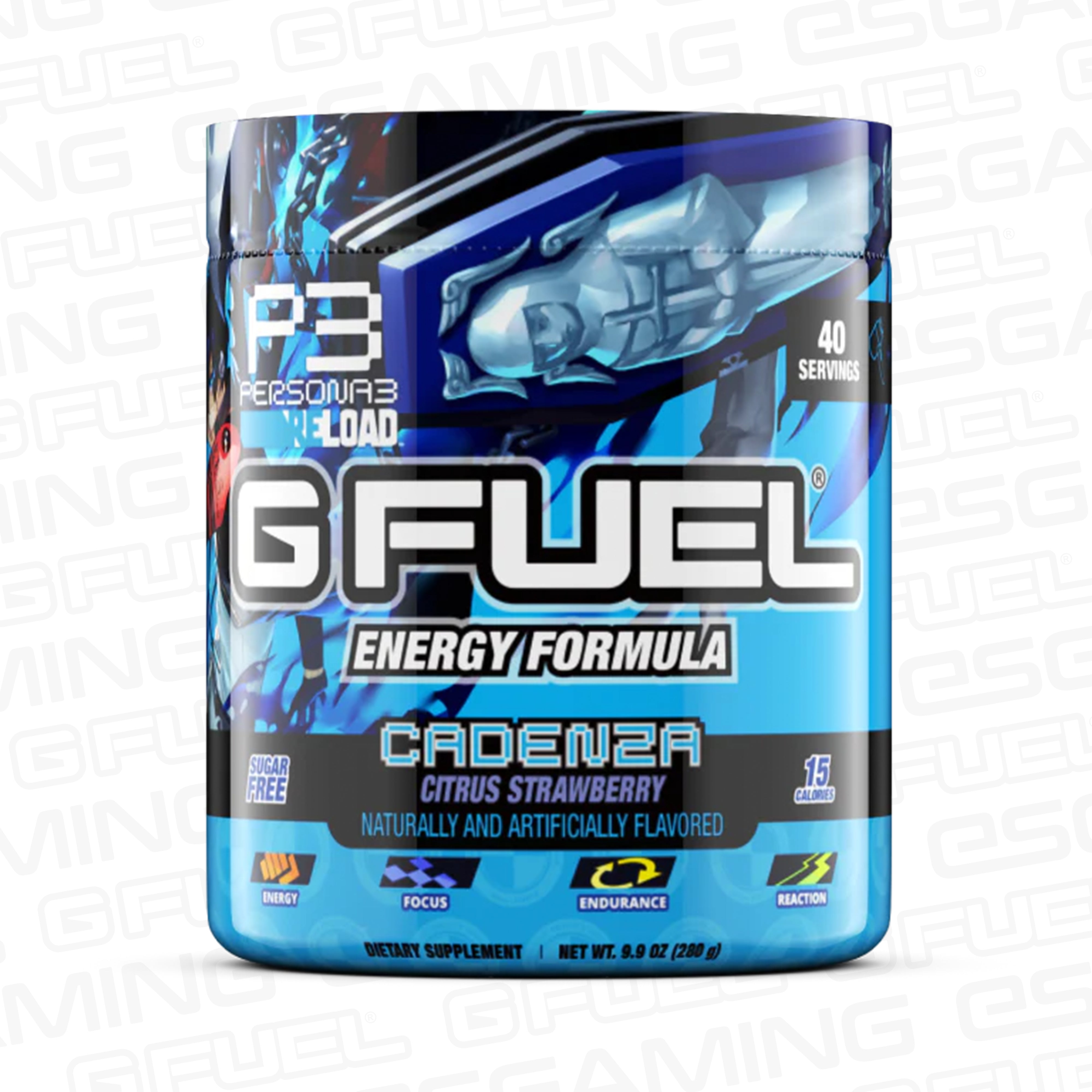 G Fuel Cadenza Tub - Persona 3 Reload - Energy Drink - Caffeine - 40 ...