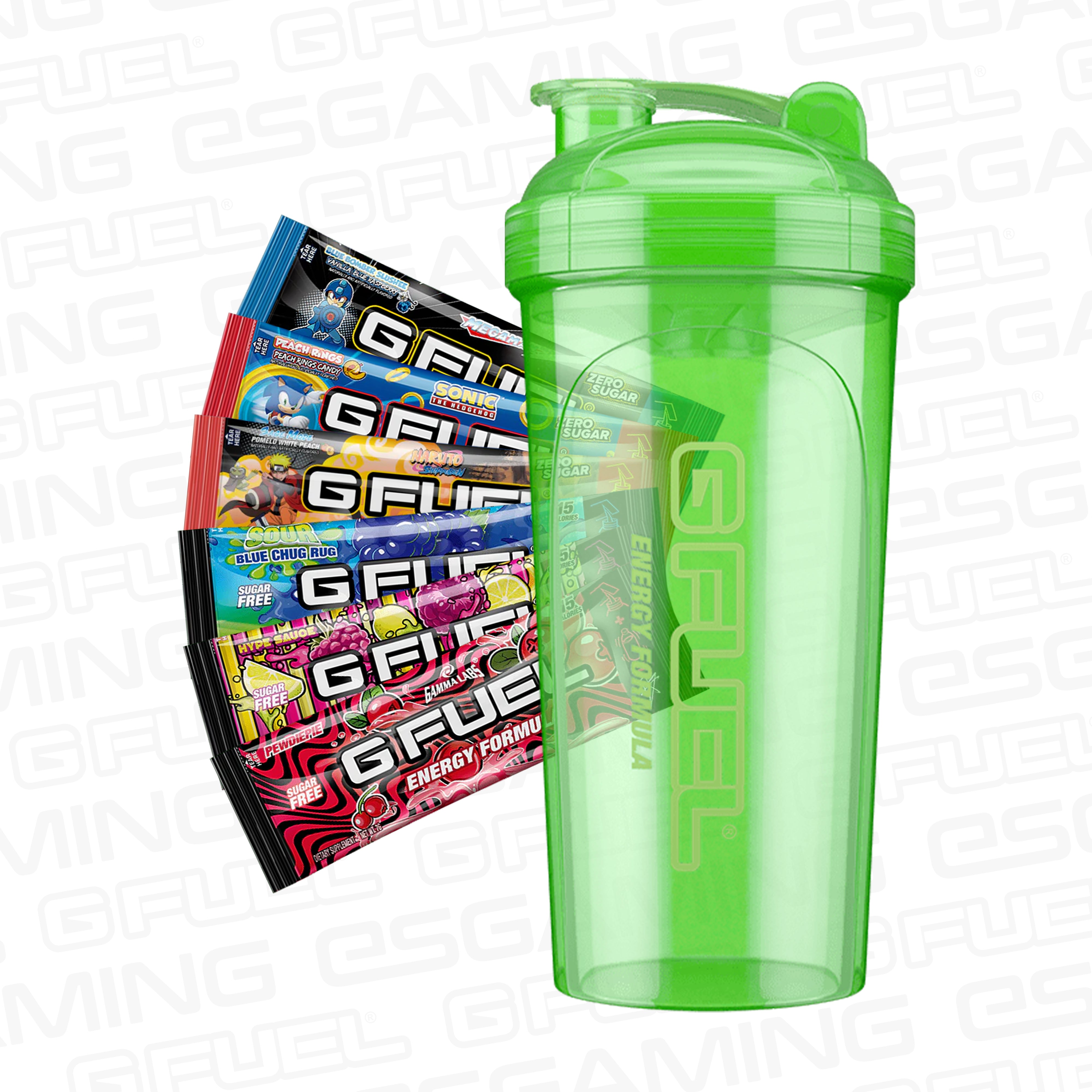 G Fuel The Colossal Green Starter Kit - 6 Sachets - Energy Drink ...