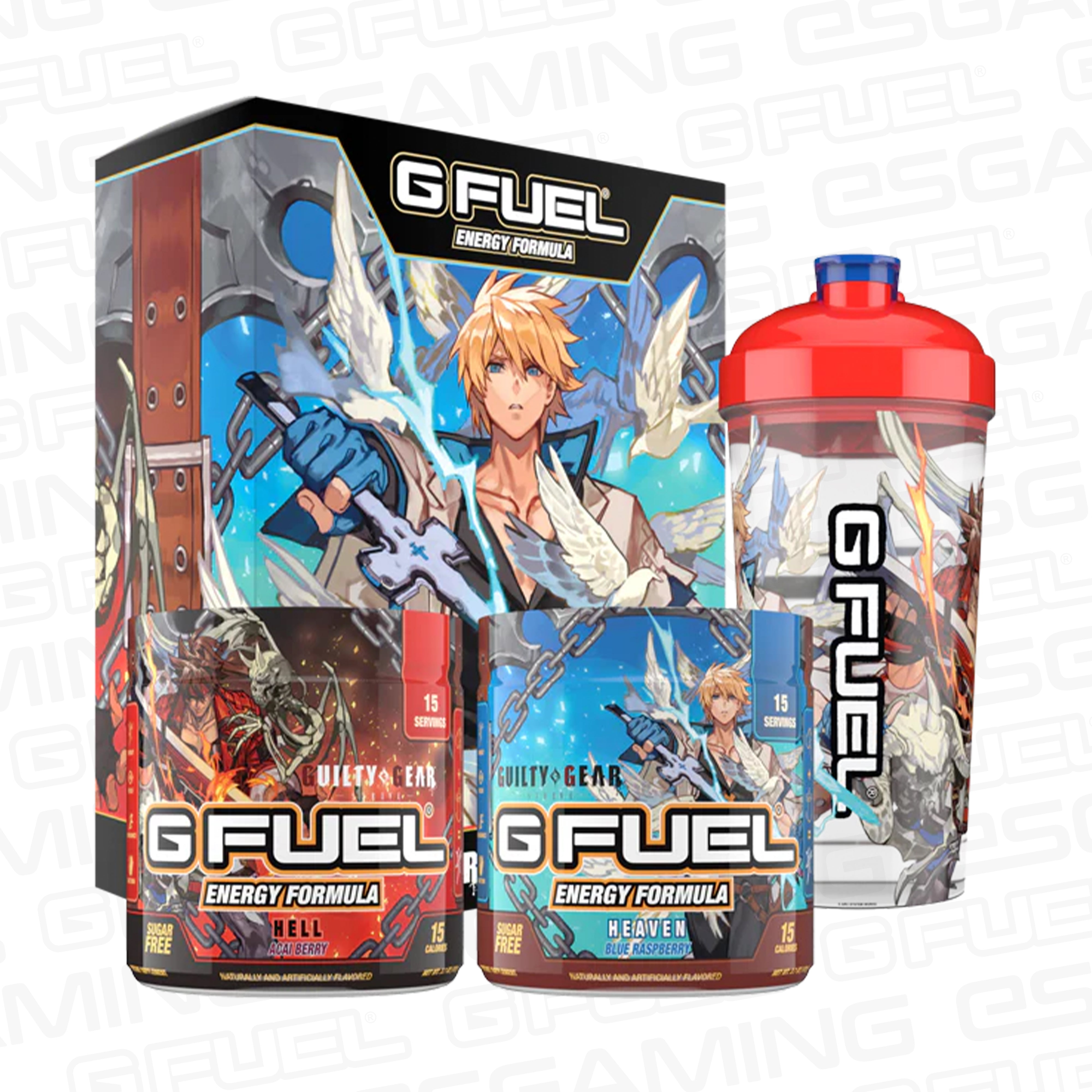 G Fuel Heaven Or Hell Collector Box - Guilty Gear Strive - Energy Drink - UK – ESGAMING