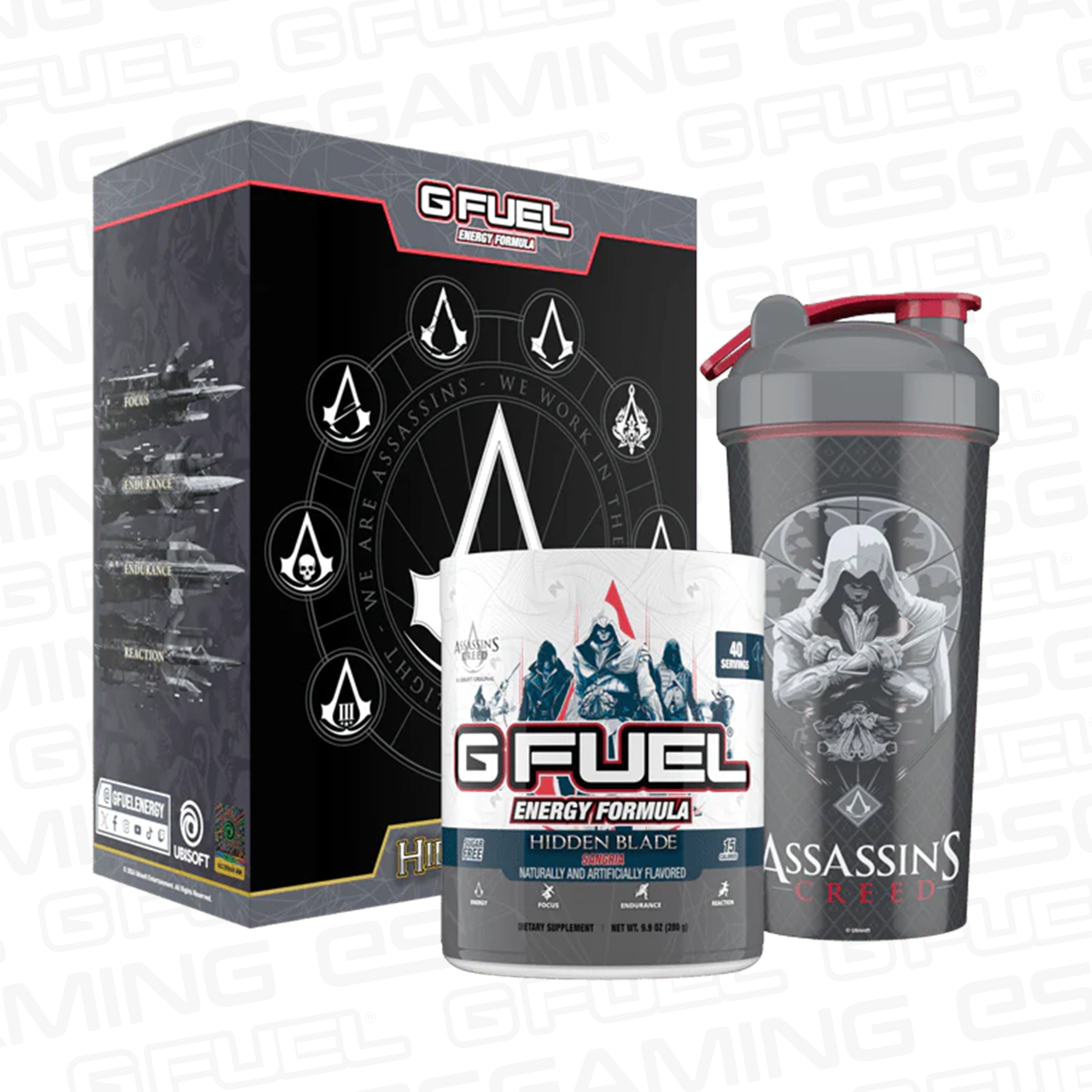 G Fuel Hidden Blade Collector Box - Assassin's Creed - Energy Drink ...