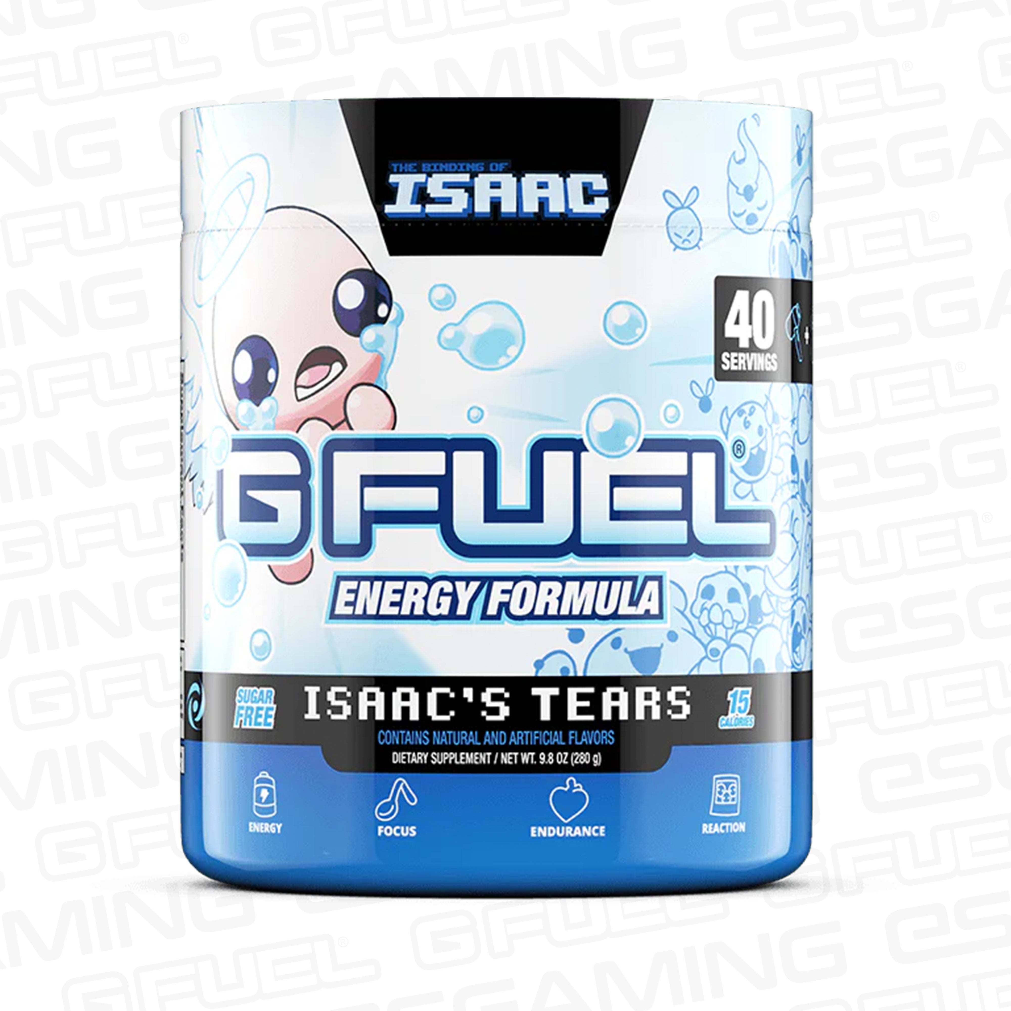 G Fuel Isaac's Tears Tub - 40 Servings - The Binding Of Isaac - Energy ...