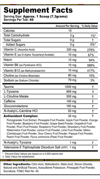 G Fuel Knuckles Sour Power Tub - 40 Servings - Sonic - Gamer - Emergy ...