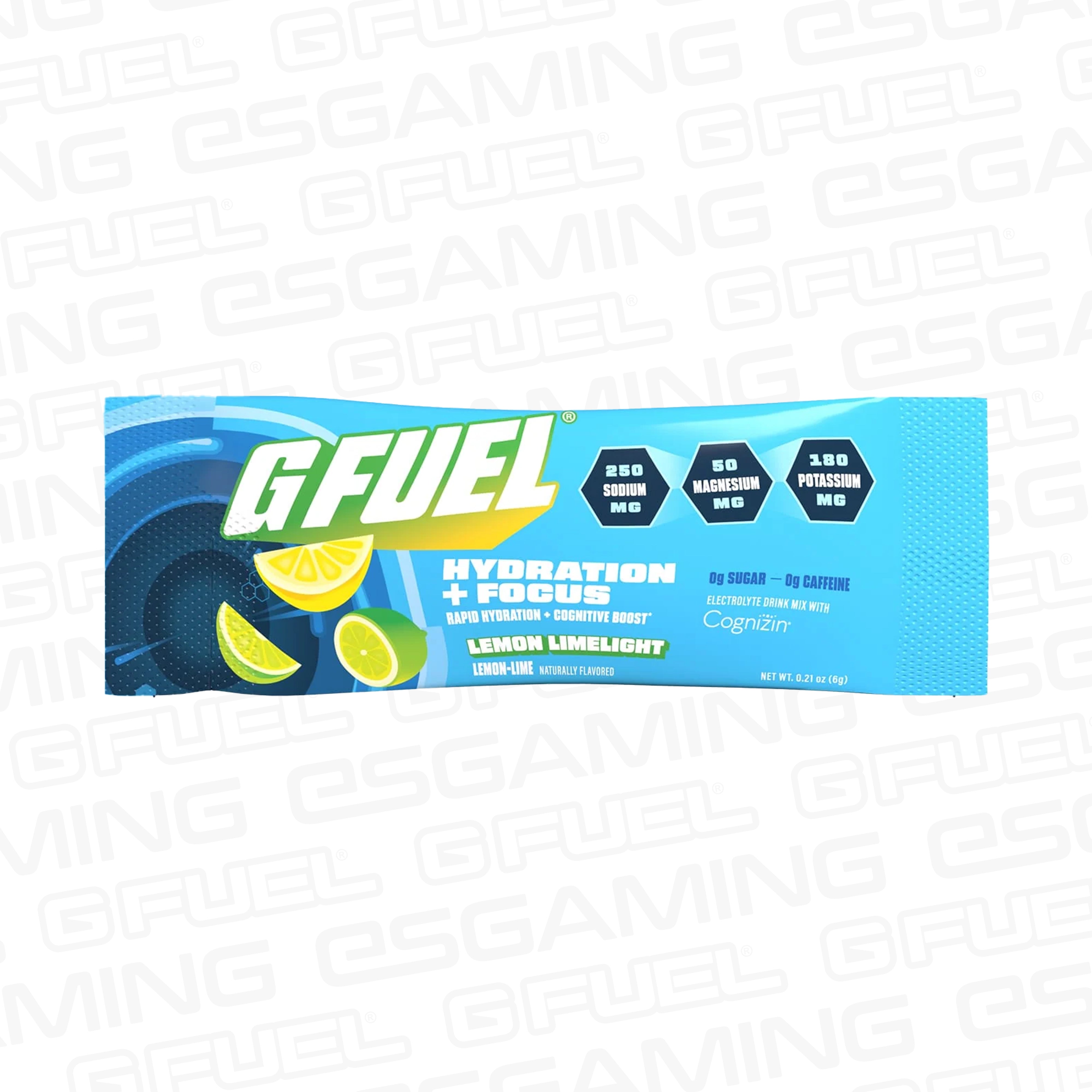 G Fuel Lemon Limelight Pack - Hydration + Focus - Single Stick Packs ...