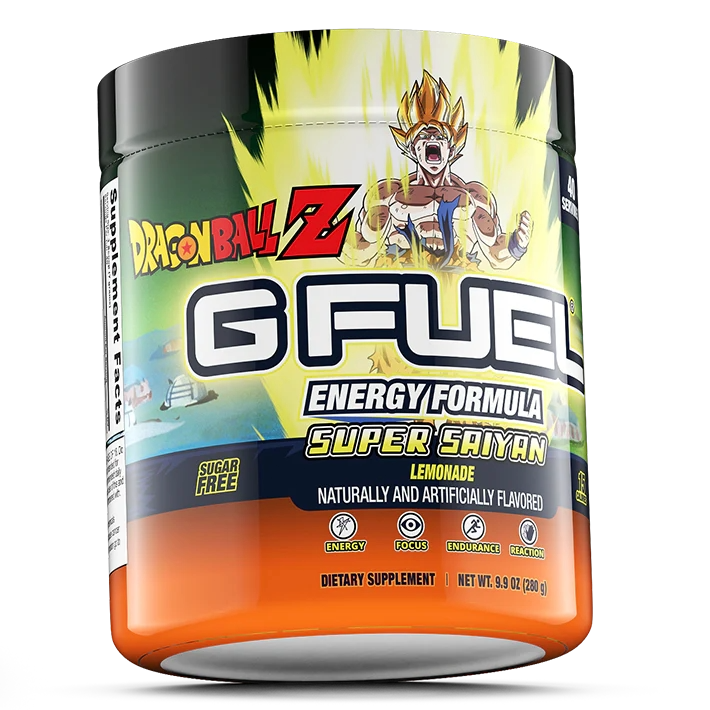 G Fuel Super Saiyan Tub - Energy Drink - Dragon Ball Z - 40 Servings ...