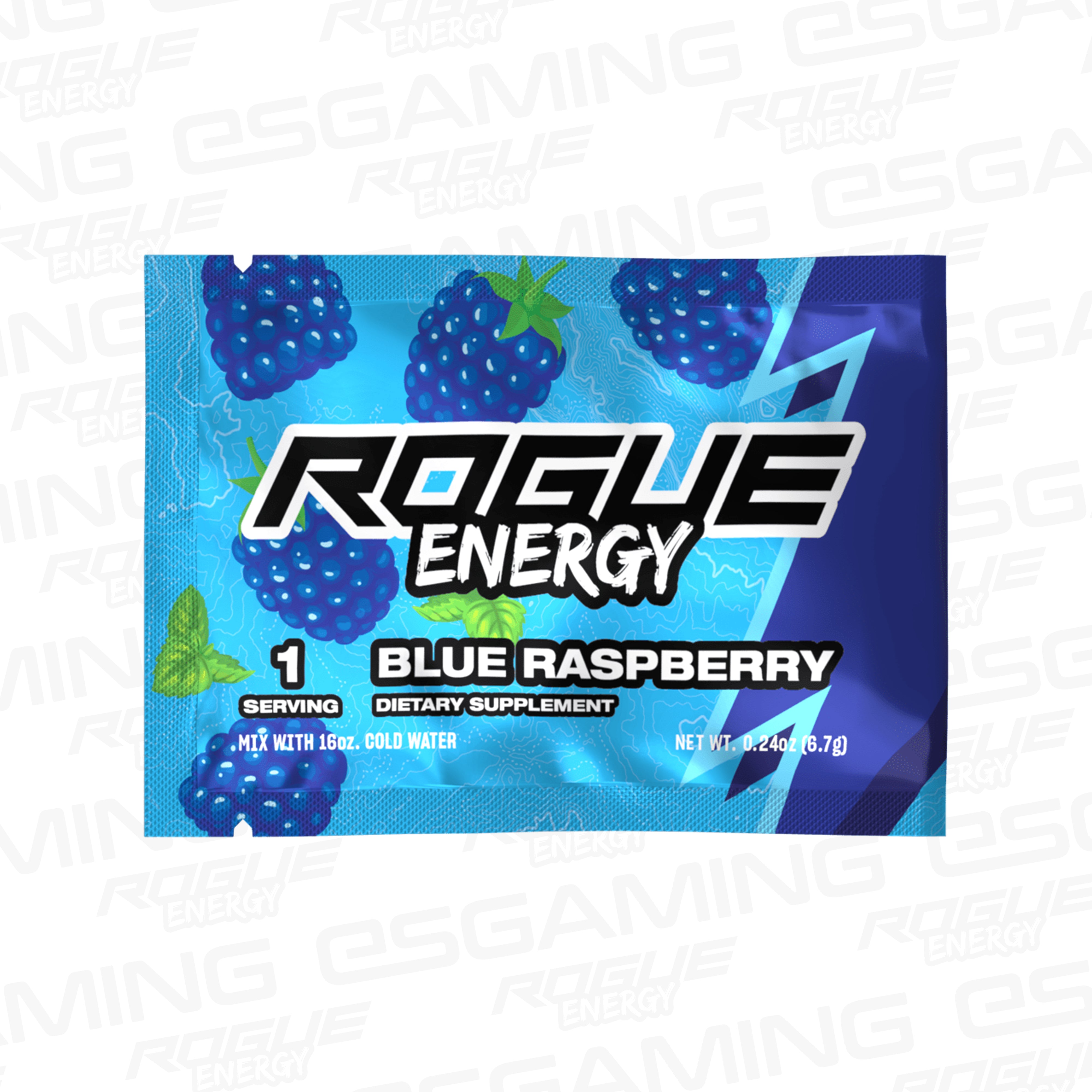 Rogue Energy Blue Raspberry Sachet - Single Stick Pack - Energy Drink ...