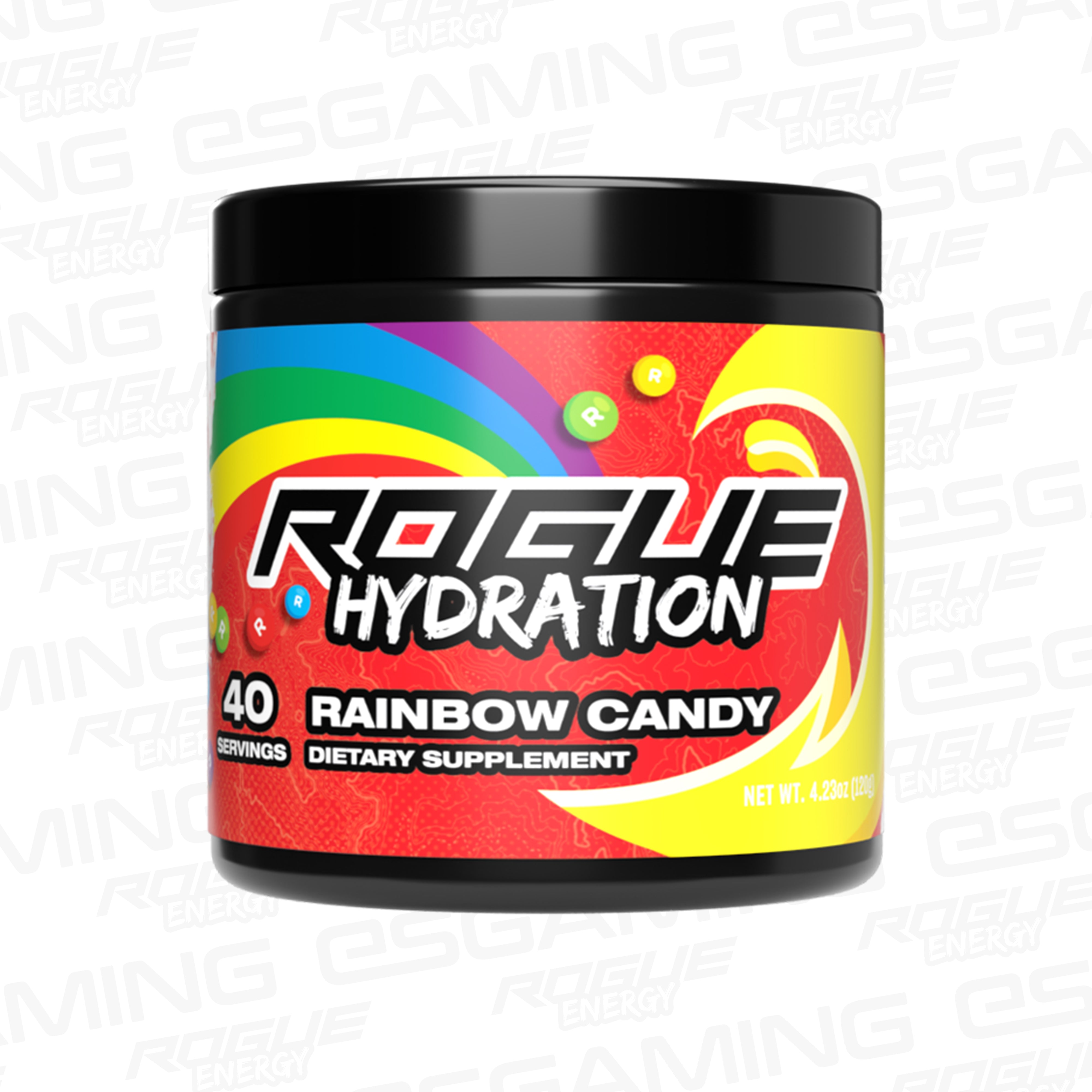 Rogue Energy - Rainbow Candy Hydration Drink Powder - 40 Servings - UK ...
