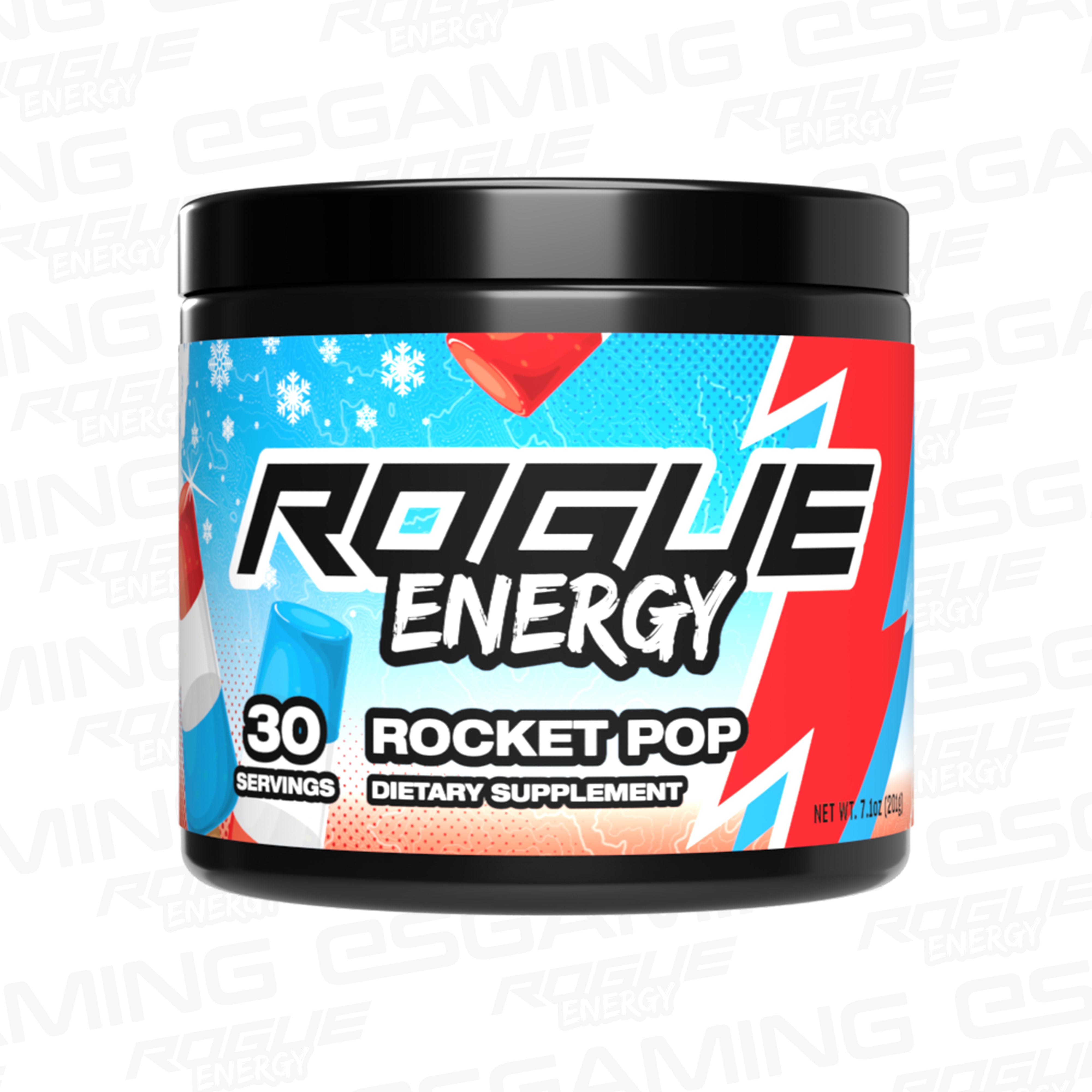 Rogue Energy Rocket Pop - Energy Drink Powder - 30 Servings - UK – ESGAMING